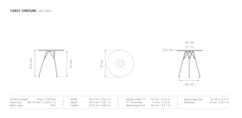 Circum Cafe Table – EpiploDeco